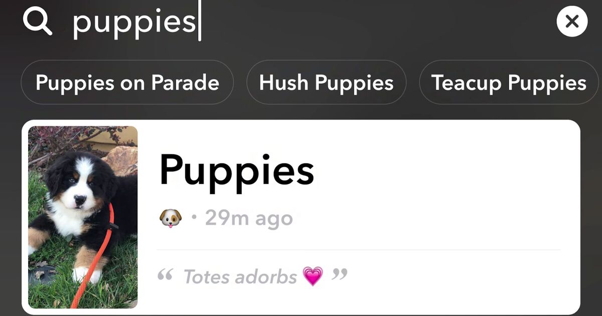 Snapchat Rolls Out Stories Keyword-Search Feature