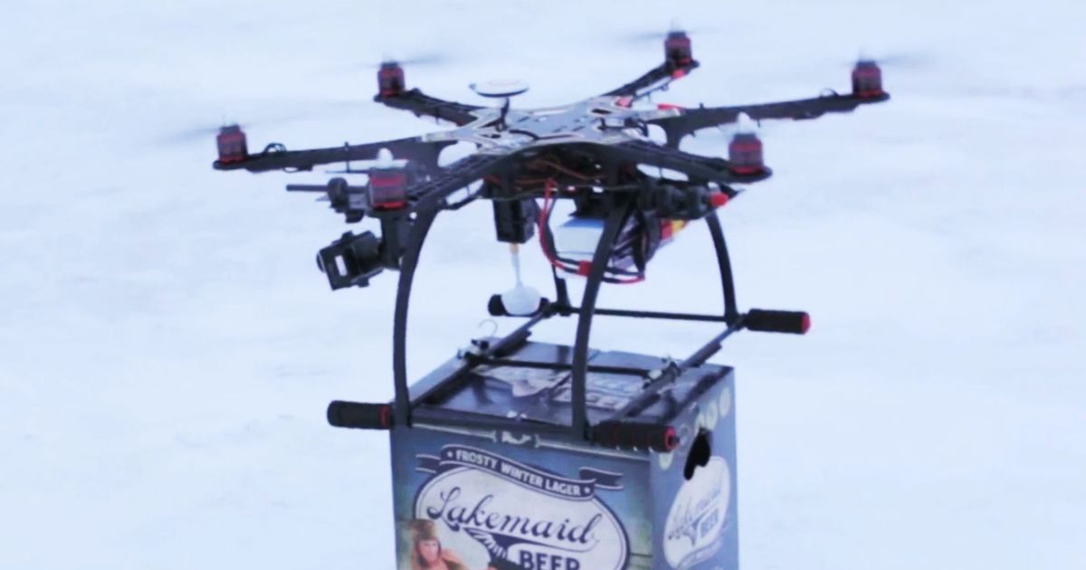 Beer Delivery Drone Grounded for Life