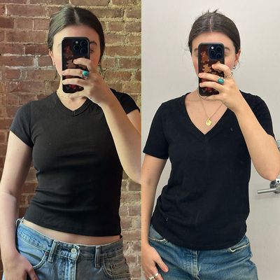 My Hunt to Find the Perfect Black V-Neck T-Shirt | The Strategist