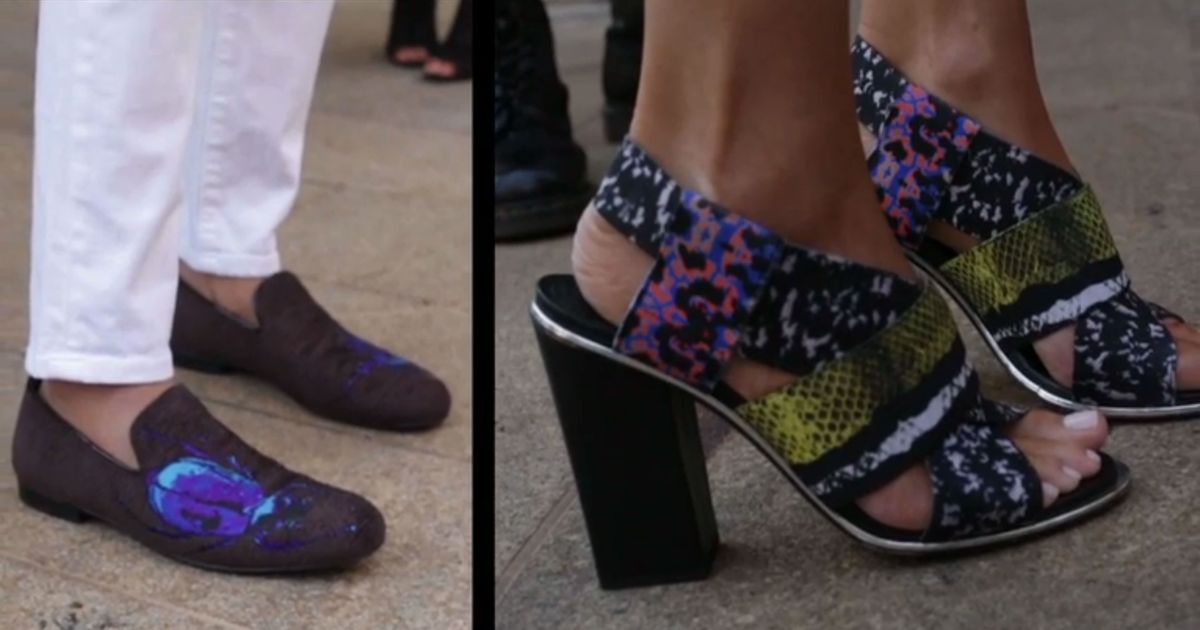 Shoe Cam: All the Fancy Brogues, Rhinestones, Metallics, and More
