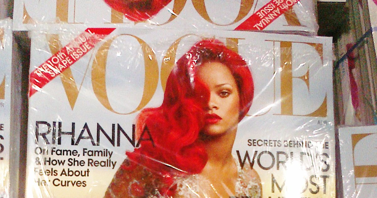 Rihanna Goes Jessica Rabbit for Her First Vogue Cover