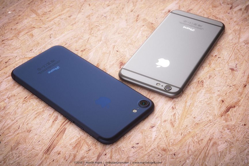 Pictures of dark blue iPhone