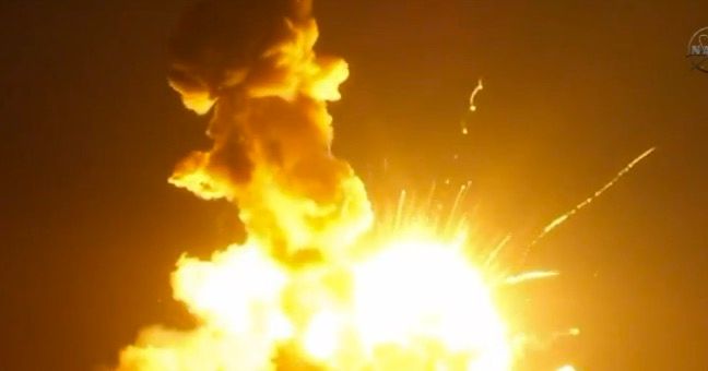 Rocket Bound for Space Station Explodes Seconds After Launch