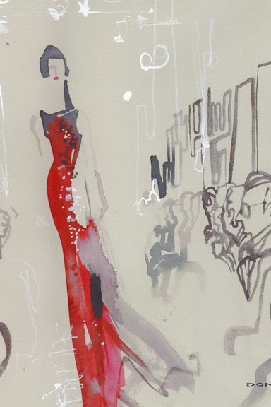 Drawing in the Moment: Runway Portraits From New York Fashion Week