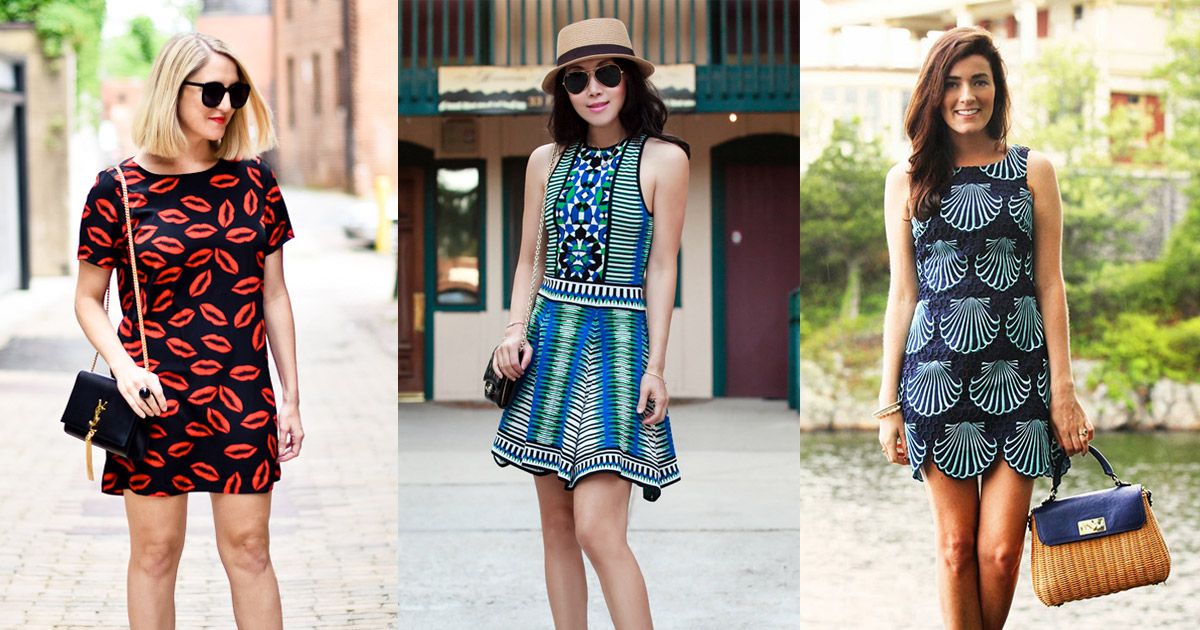 Best of the Week’s Style Bloggers: Wild Minidresses