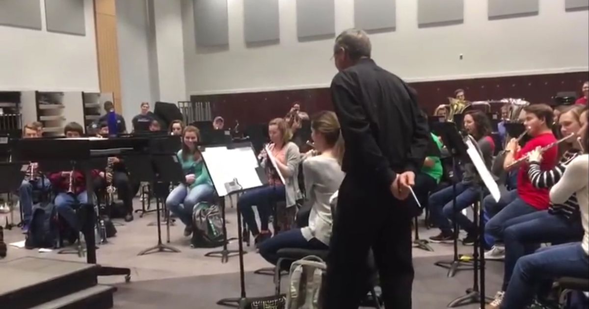 Band Pranks Conductor by Playing Wii Theme Instead of Bach