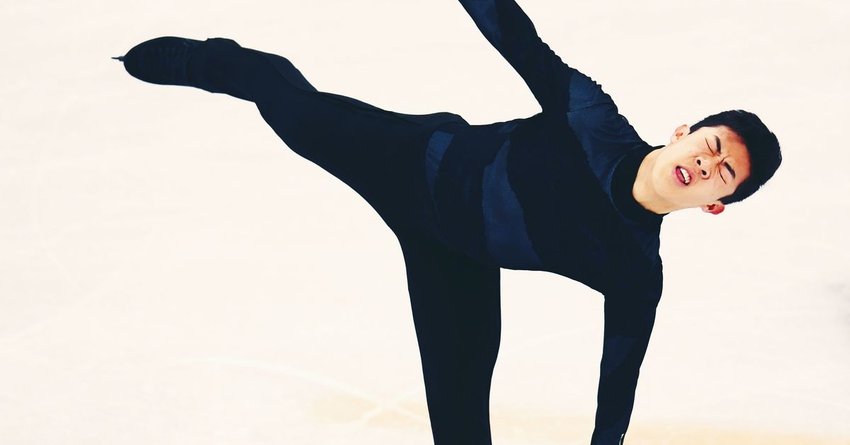 Winter Olympics 2018: Nathan Chen Falls