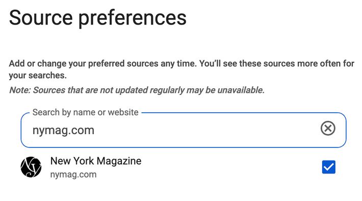 How to See Intelligencer Articles First on Google