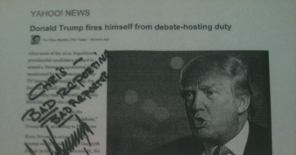 Donald Trump Still Sending Personal Notes to Bloggers He Hates