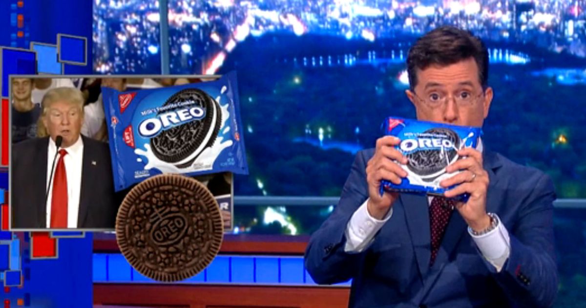 Watch Stephen Colbert Tackle Trump’s Anti-Oreo Stance