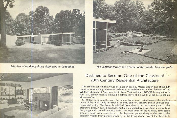 A Marcel Breuer Home in Croton-on-Hudson Is on the Market