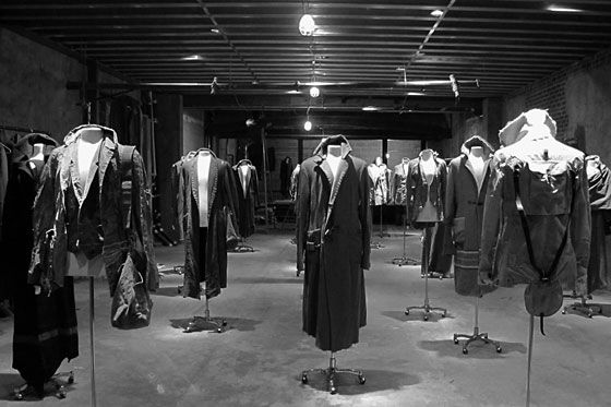 ‘Barracks’ Exhibit Turns Old Military Fabrics Into Jackets and Gowns