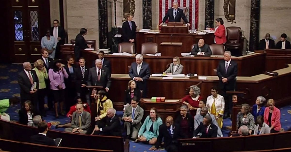 Democrats Are Staging a Sit-in on the House Floor Over Gun Control
