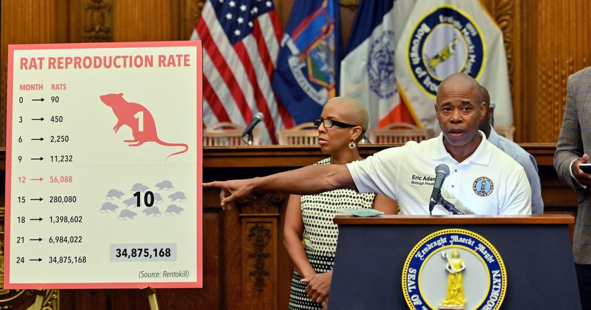 Eric Adams Won’t Stop Talking About His Rat Bucket