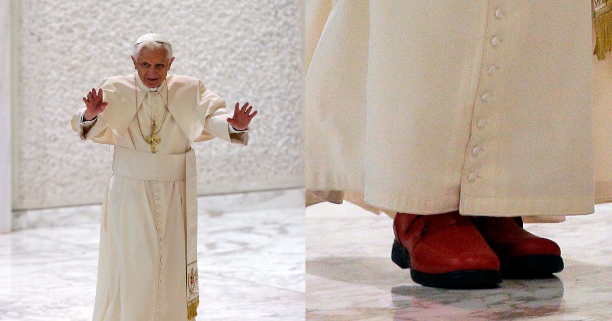 An Ode to Pope Benedict XVI's Sassy Footwear