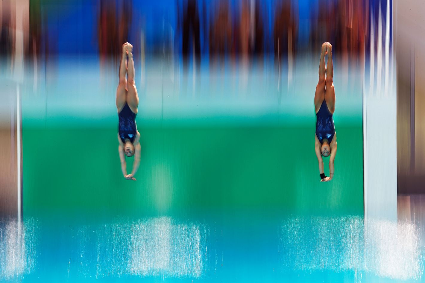See Trippy, Technicolor Photos of Olympic Divers