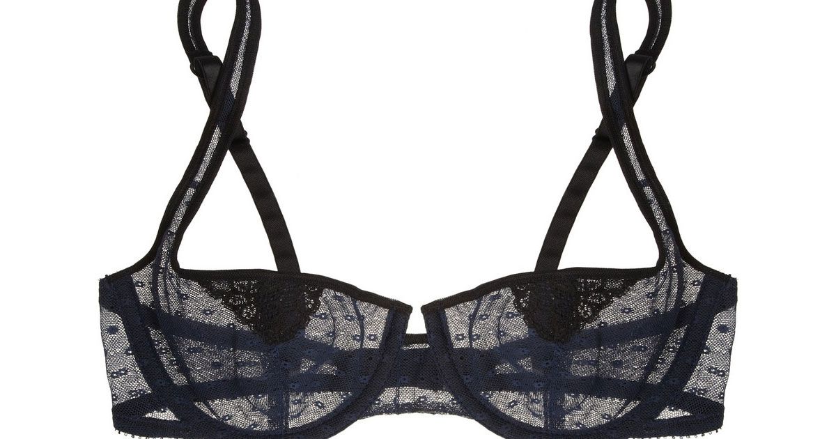 French Lingerie: A Parisian Tulle-Lace Bra