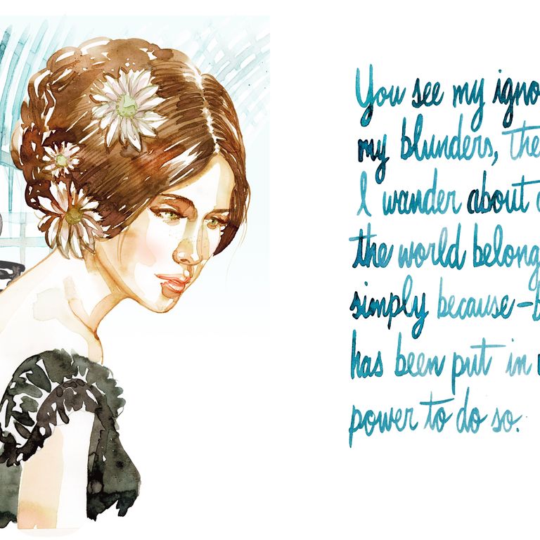 First Look: See Pretty Watercolors of Literature’s Finest Women