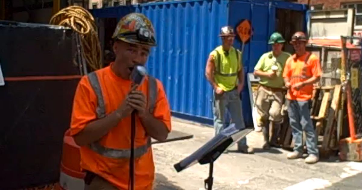 Everyone Loves a Singing Construction Worker