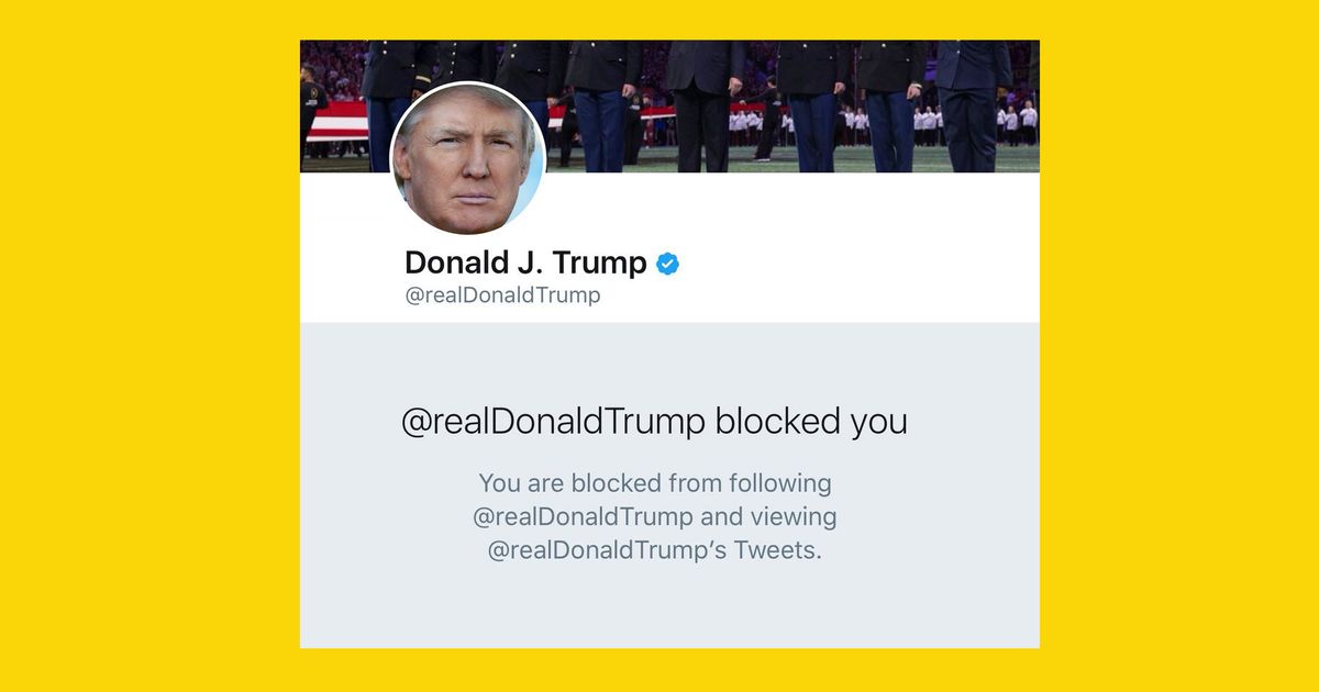 Judge Rules That Trump Cannot Block People on Twitter