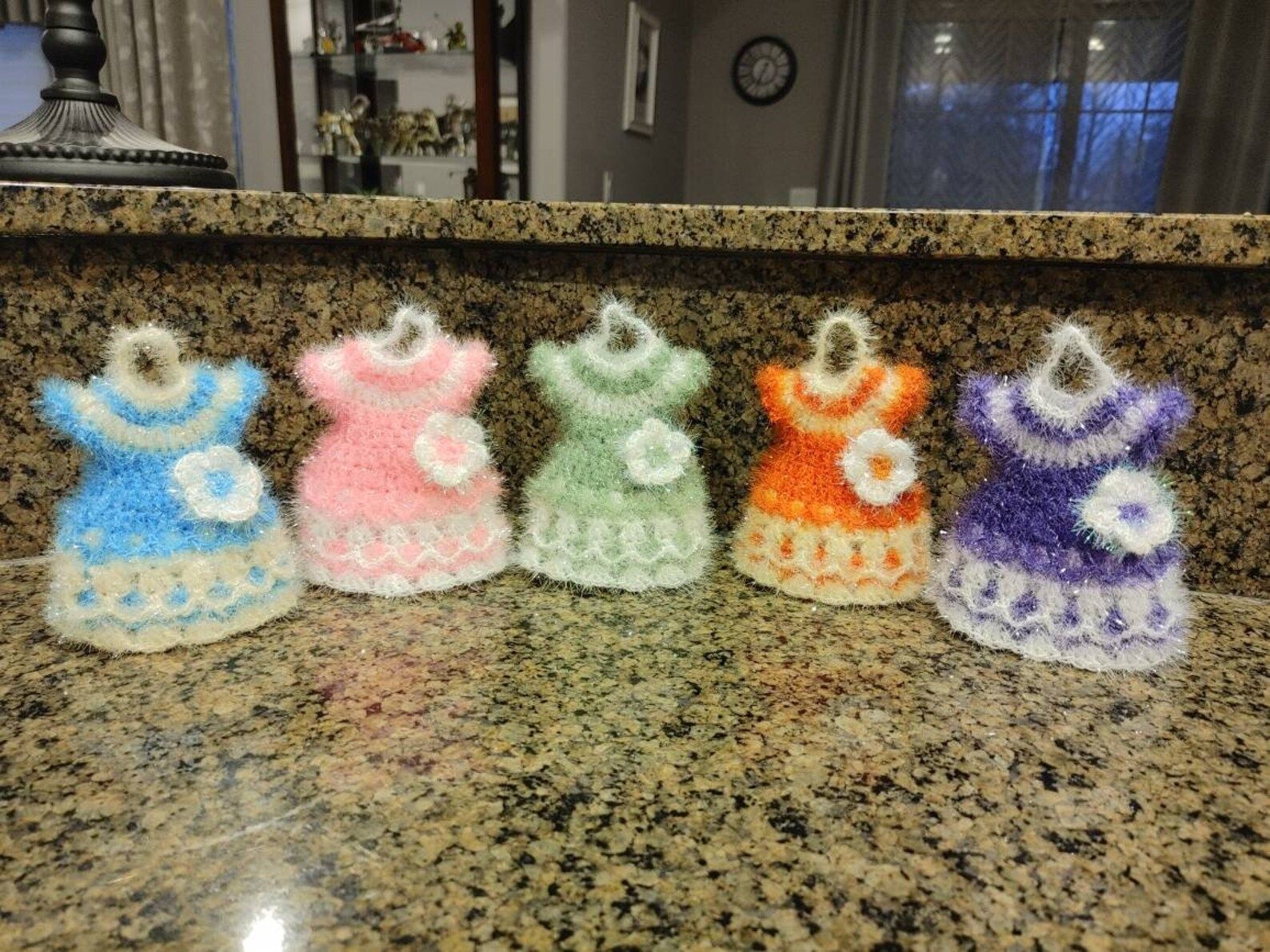 Korean Sparkly Crocheted Dish Scrubby Sponge | The Strategist