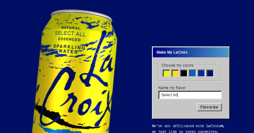 Create Custom LaCroix Can Generator