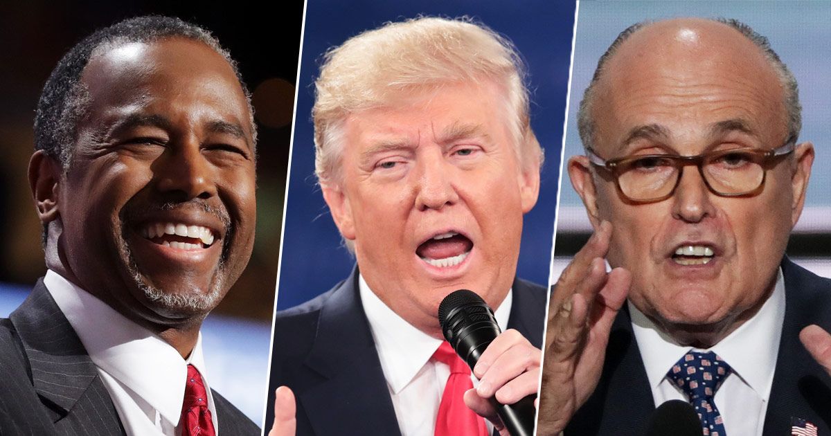 All the Men Still Standing With Donald Trump