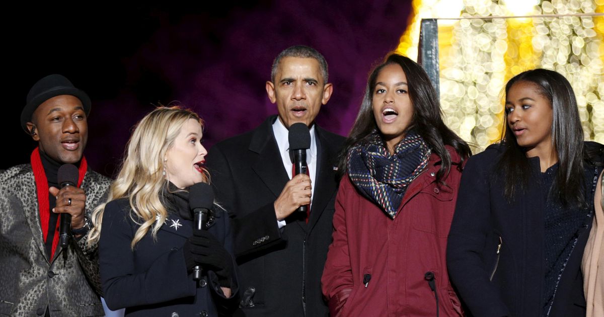 The Obamas and Bidens Duel for Your Christmas Party With Two Holiday ...