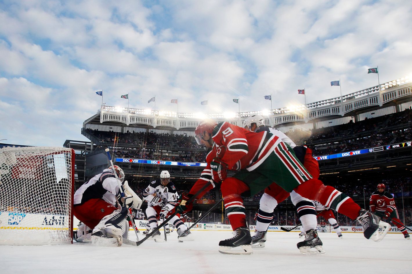 Photos: Yankee Stadium Hosts Its First Hockey Game