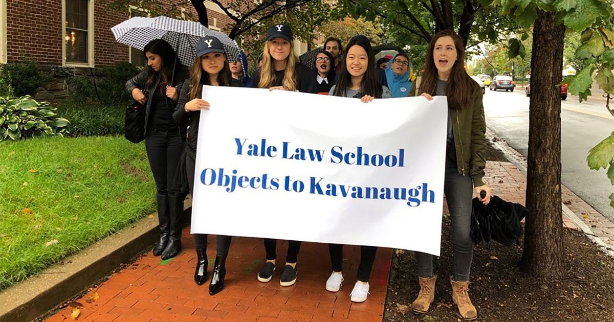 Yale Law Students Are Holding a Sit-In to Protest Kavanaugh