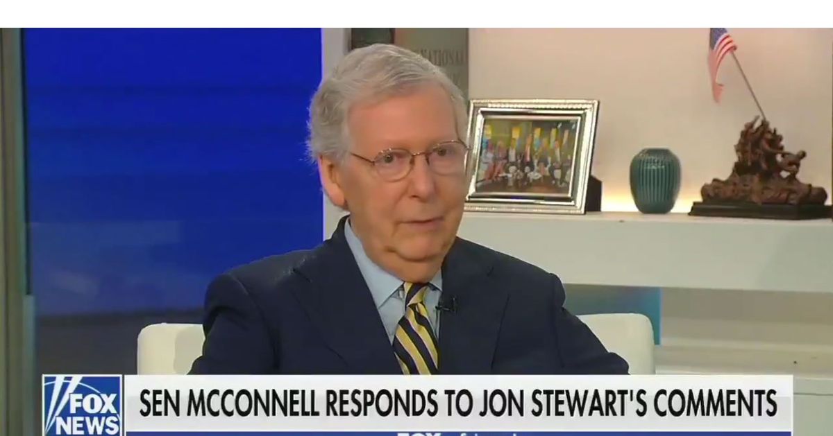 McConnell: Jon Stewart Is ‘Bent Out of Shape’ for Nothing
