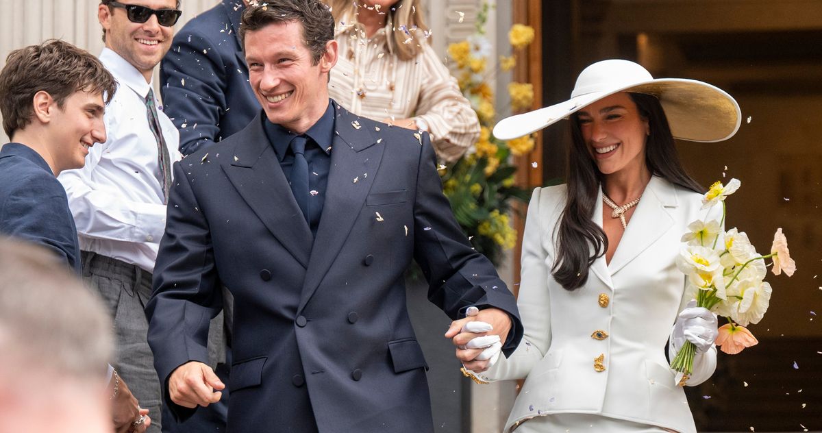 Dua Lipa and Callum Turner Had a Town Hall Wedding