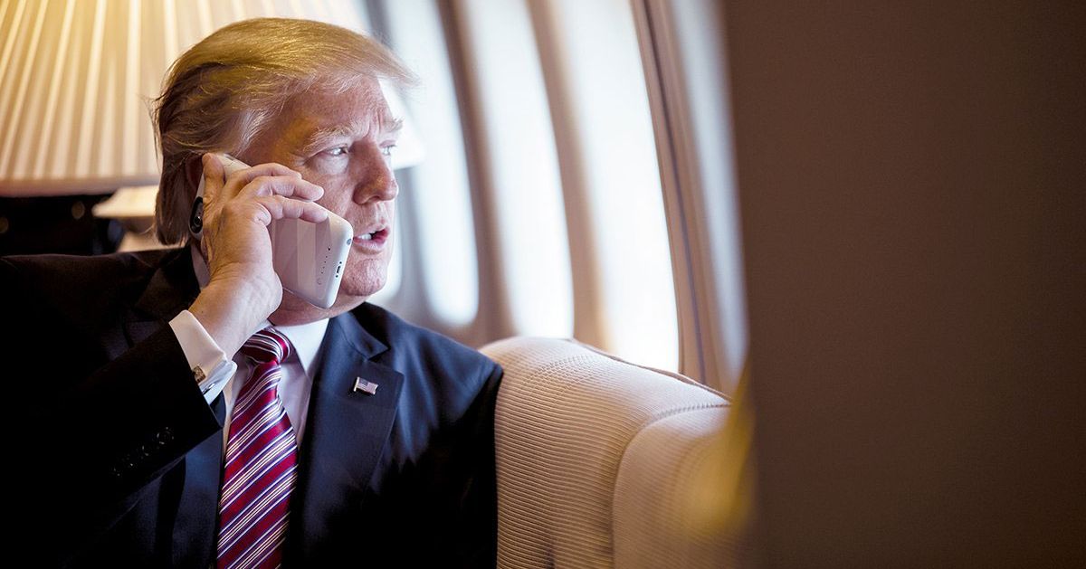 Trump Thinks Secure Phone ‘Too Inconvenient.’ Lock Him Up?