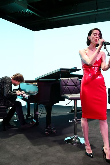 St. Vincent Pictures at the Tiffany & Co Fragrance Party