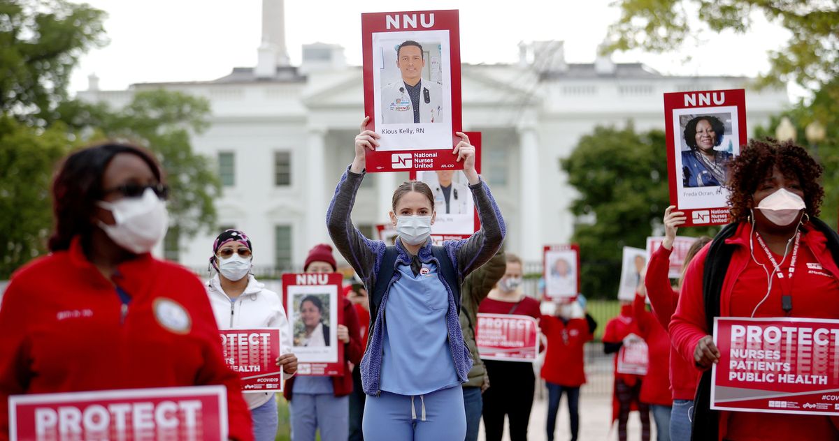 Nurses Are Protesting and Demanding Coronavirus Protections