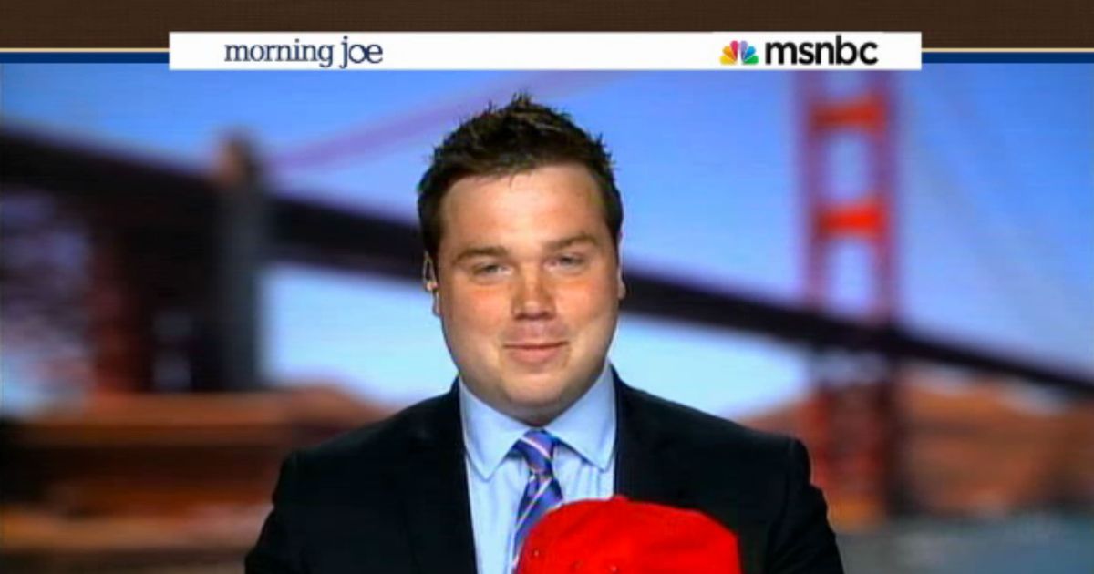 Kevin Roose Shows Off His Anti-Surveillance Hat on Morning Joe