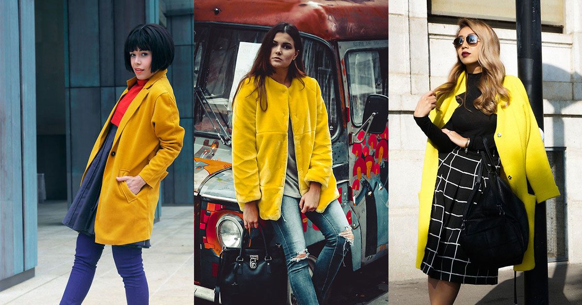 11 Ways to Pull Off a Bright-Yellow Coat
