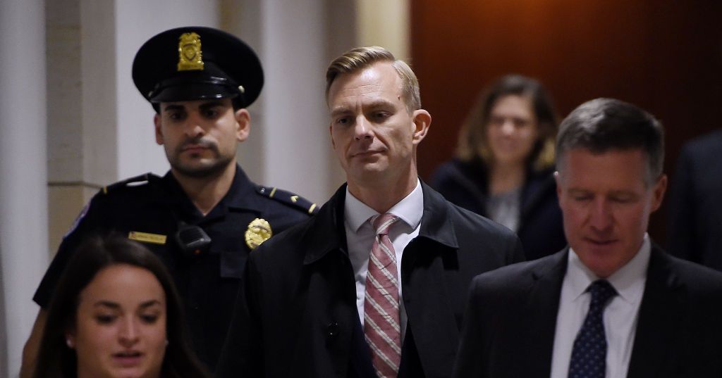 Who Is David Holmes Witness At Trump Impeachment Hearing