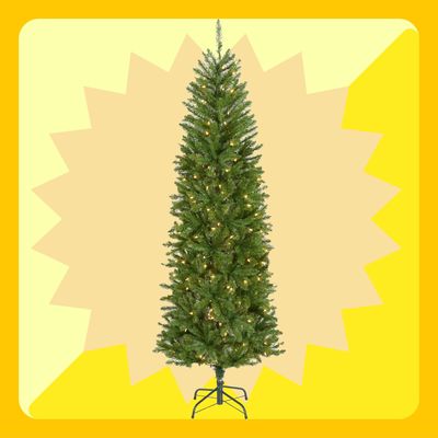 A Tall, Slim Artificial Christmas Tree for Just $74 | The Strategist
