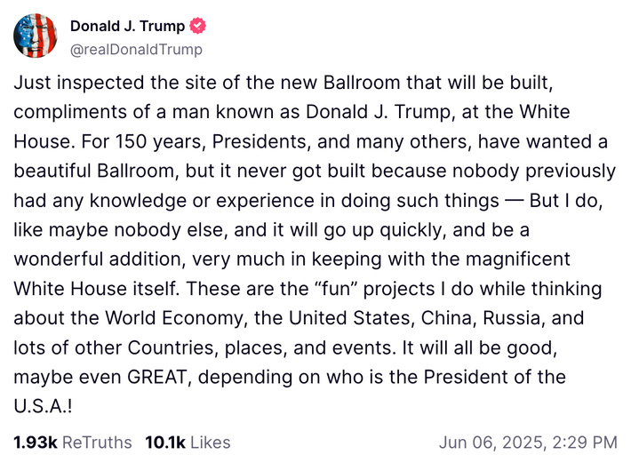 All of Trump’s Tacky and Trollish White House Renovations