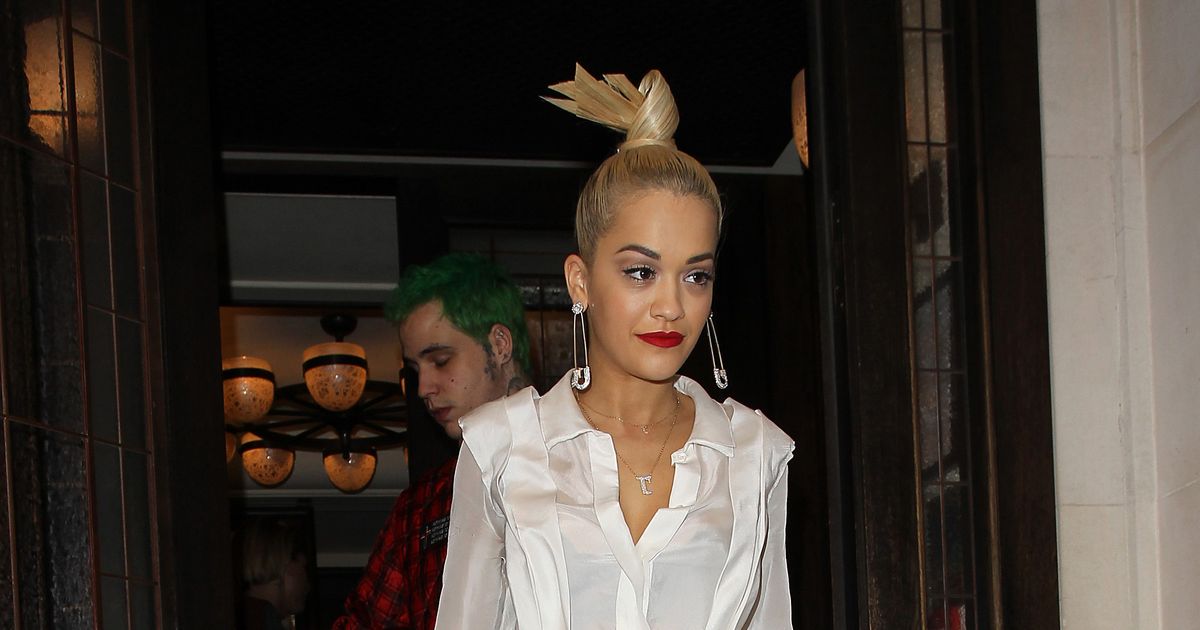 Of Course Rita Ora Wore A See Through Skirt