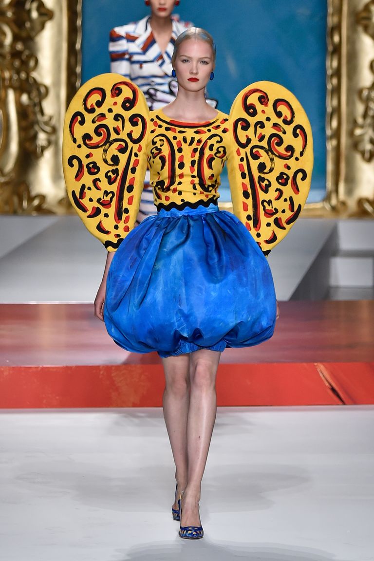 Milan Fashion Week Deep Blue Color Trend Spring 2020