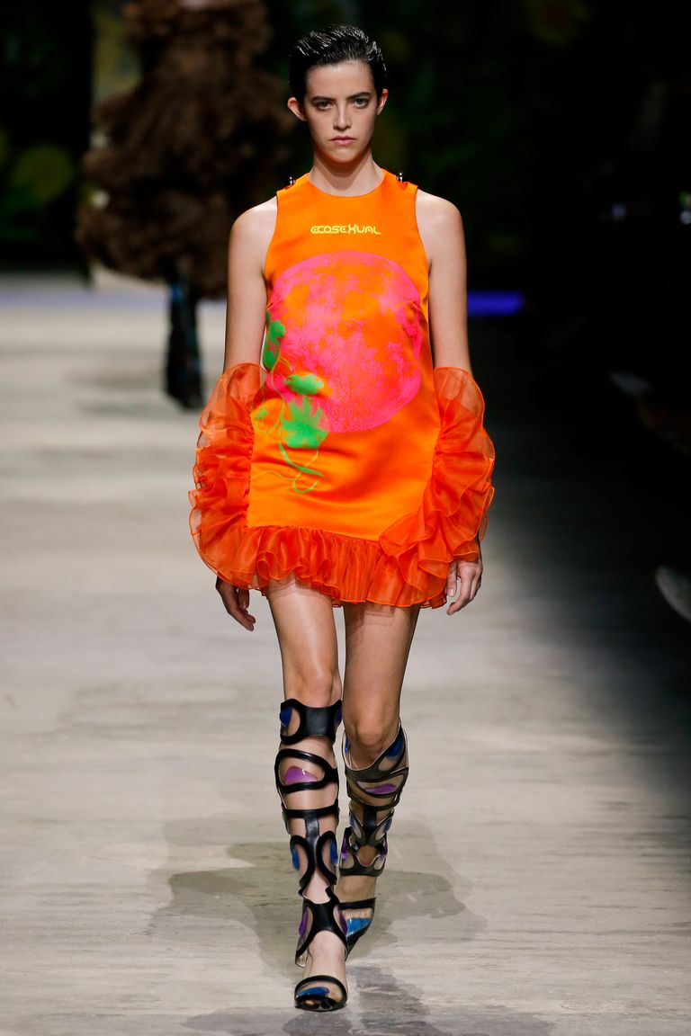 Orange Was a Standout Color Trend at London Fashion Week