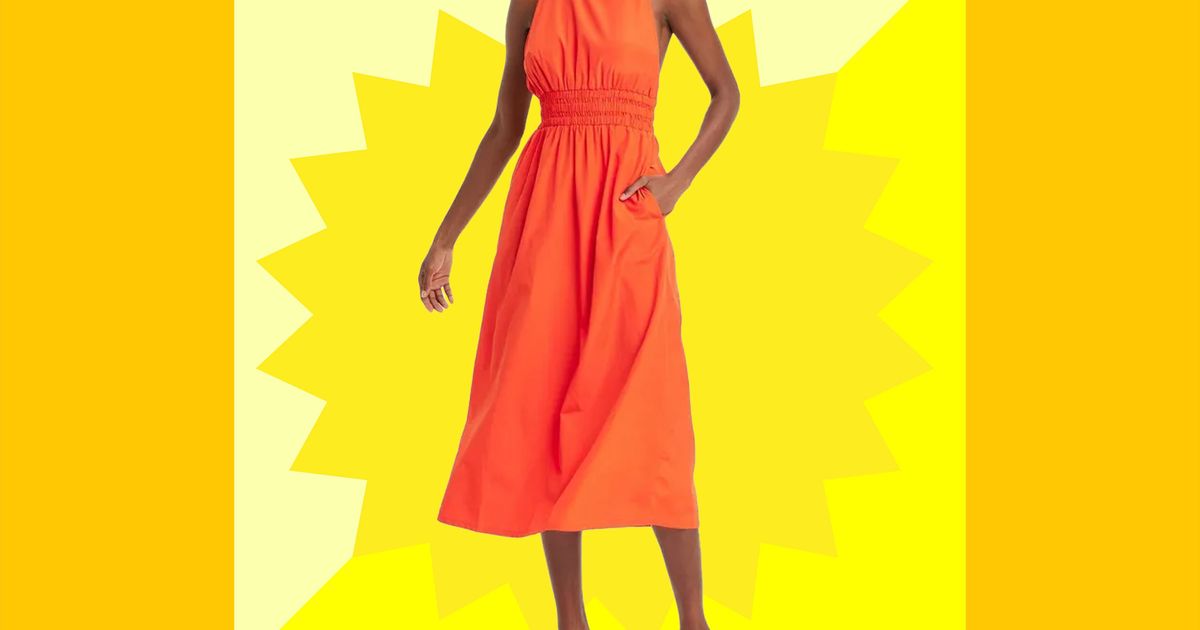 Target Cross-Back Midi Dress Sale 2024 | The Strategist