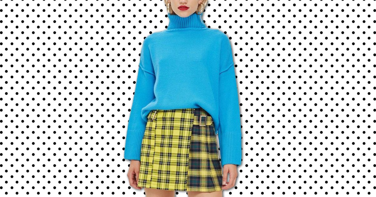 How to Wear the Colorful Plaid Trend 2018