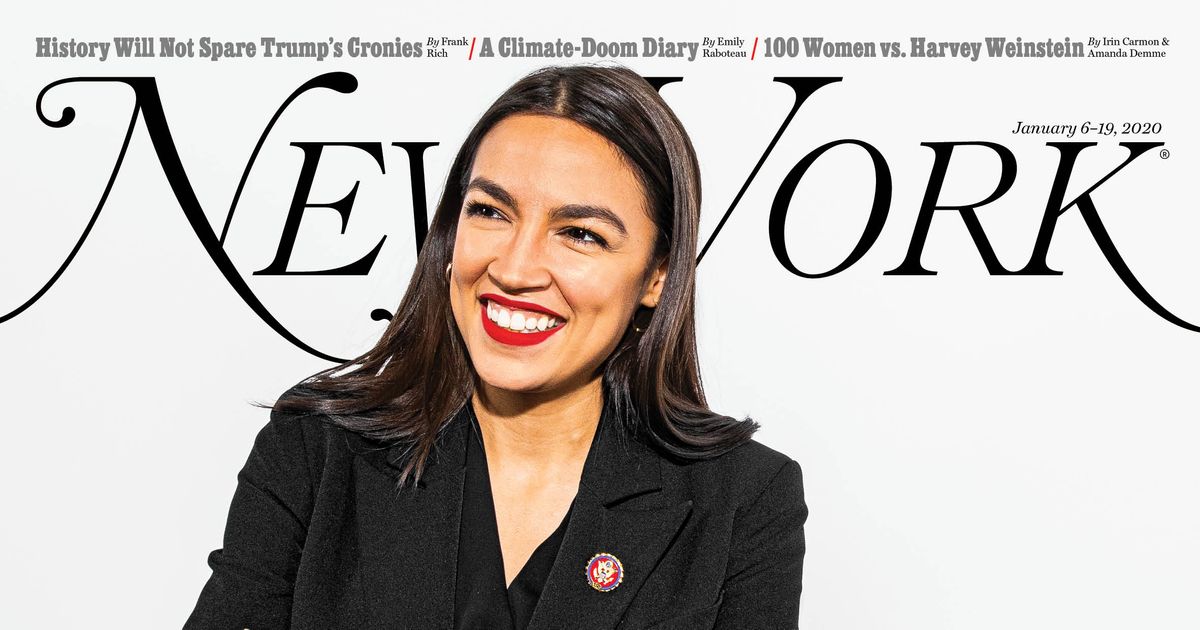 On The Cover of New York Magazine: Alexandria Ocasio-Cortez -- New York ...