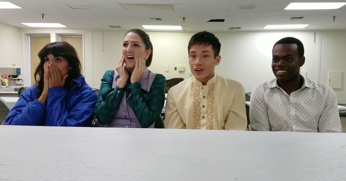 Watch The Good Place Cast React With Shock to That Big Twist