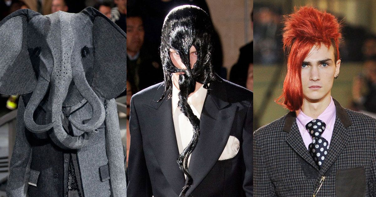 The Kookiest Hair Looks From Mens Fashion Week