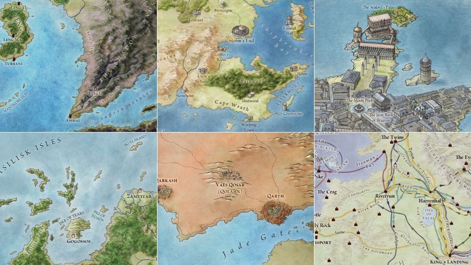 Read Official, Super-Detailed Game of Thrones Maps