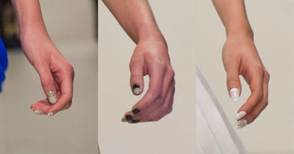 Tennis-Net Nails at David Koma